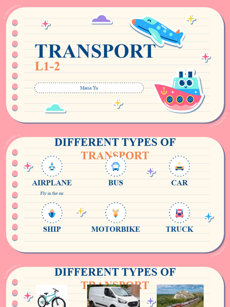 Types and Classification of Transport | PDF