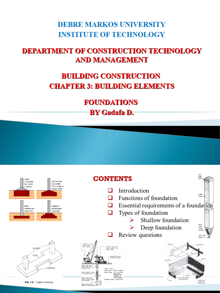 3 Chapter 3 Part 1 Foundations. | PDF | Deep Foundation | Foundation ...