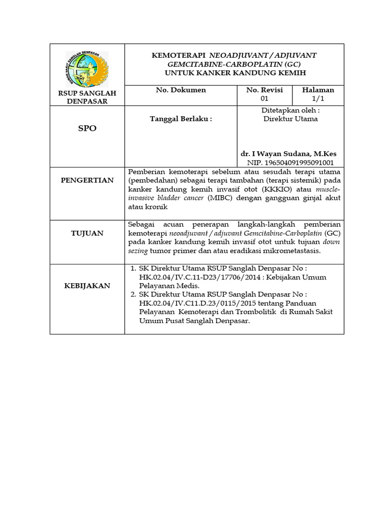Kemoterapi GC | PDF