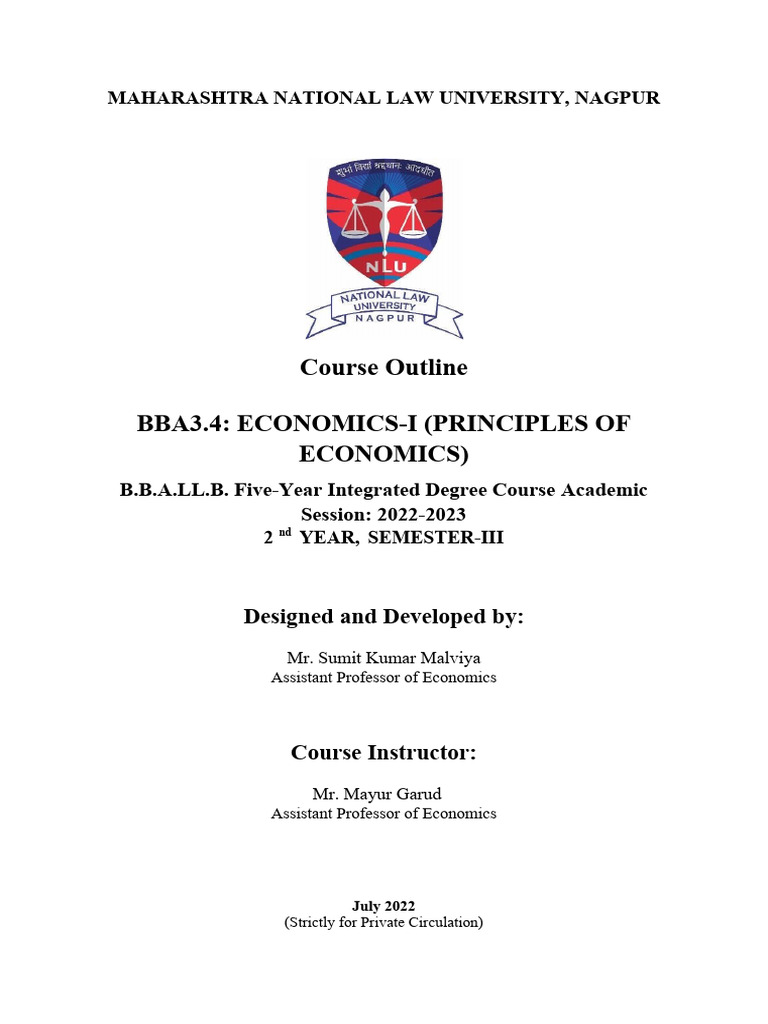 Course Outline | Download Free PDF | Economics | Macroeconomics