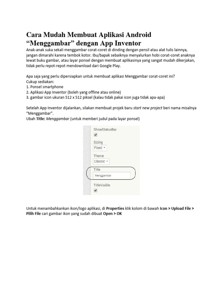 Cara Mudah Membuat Aplikasi Android Pdf