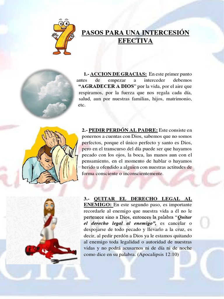 Los Pasos de Un Intercesor | PDF | Perdón | Intercesión