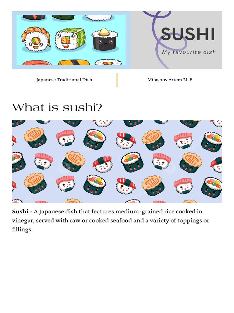 My Favourite Dish | PDF