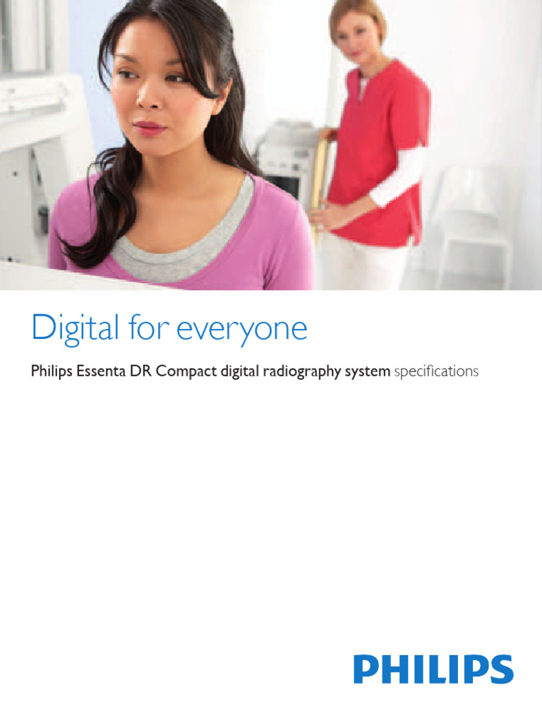 Philips Essenta DR Compact Specifications - Fas Radiologie | PDF | Radiography | Ionizing Radiation