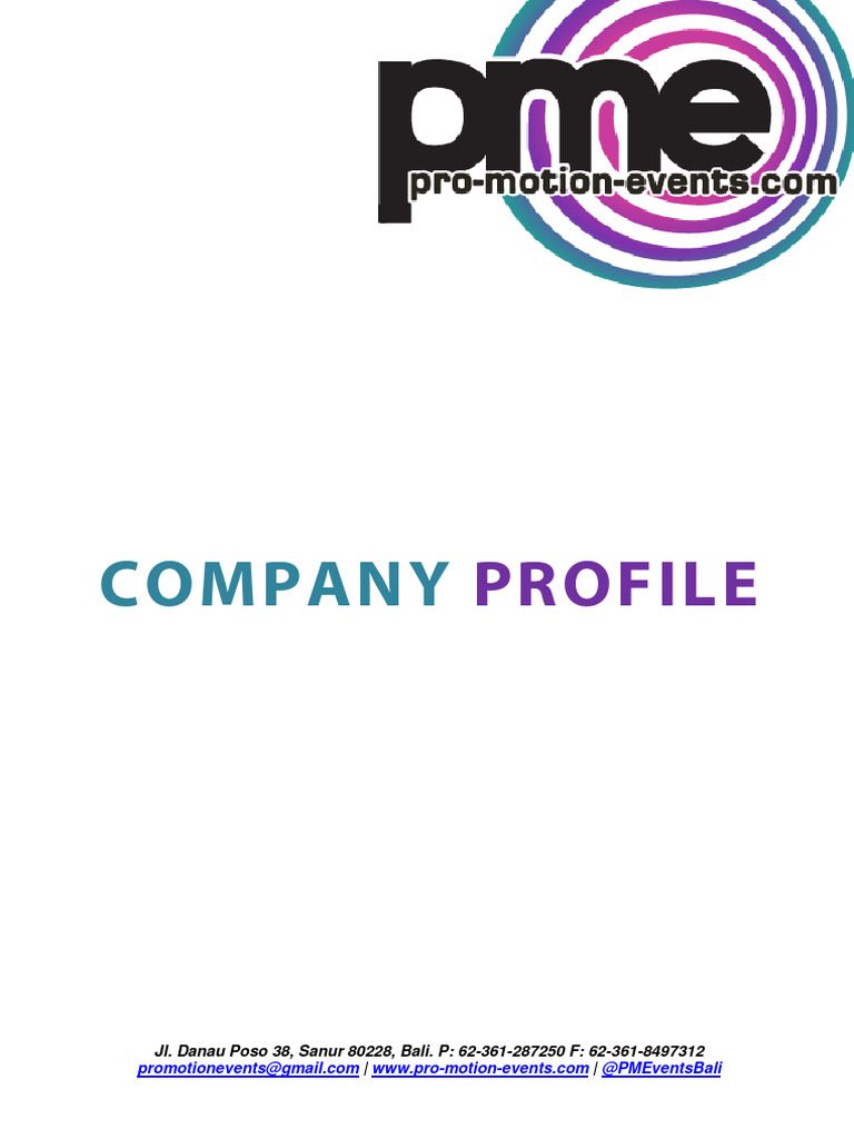 PME Company Profile | PDF | Bali
