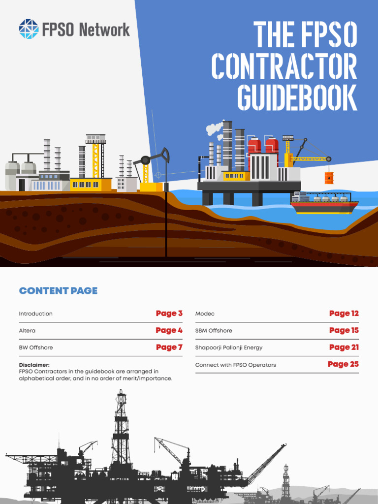 Fpso Contractor Guidebook | PDF | Offshore Wind Power | Nature