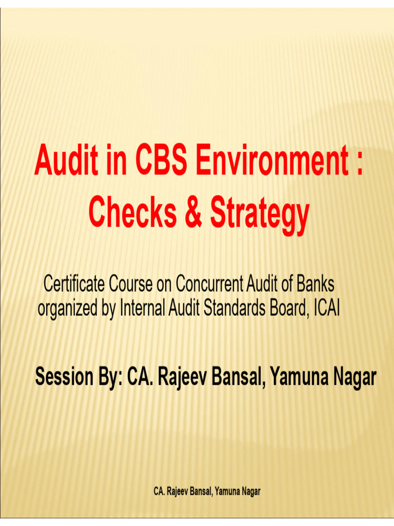 CBS Checks N Strategies | PDF | Vulnerability (Computing) | Risk