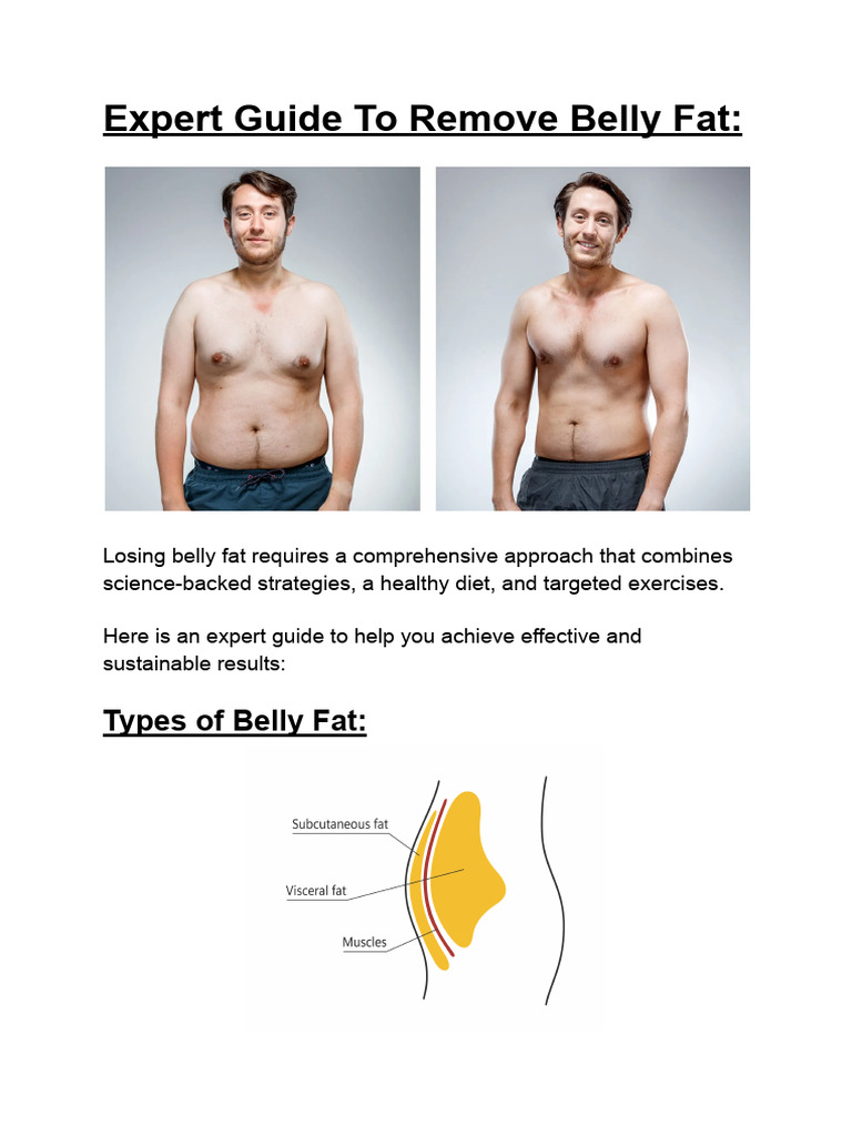 Expert Guide To Remove Belly Fat | PDF | Fat | Obesity