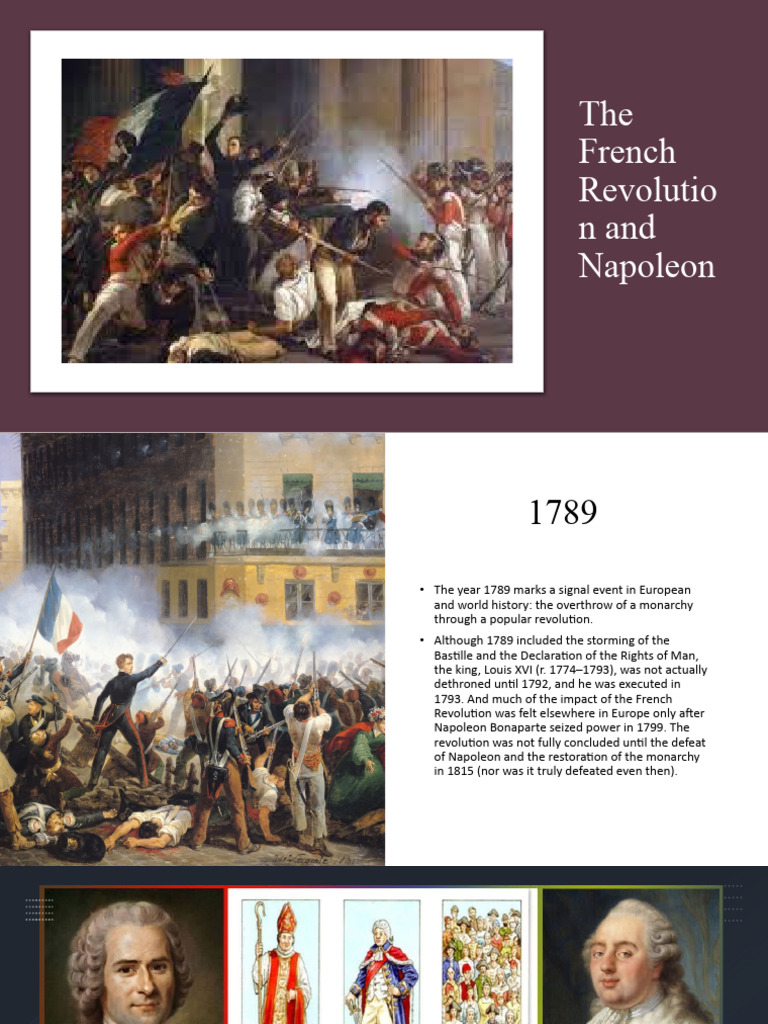 The French Revolution and Napoleon | PDF | Napoleon | Reign Of Terror