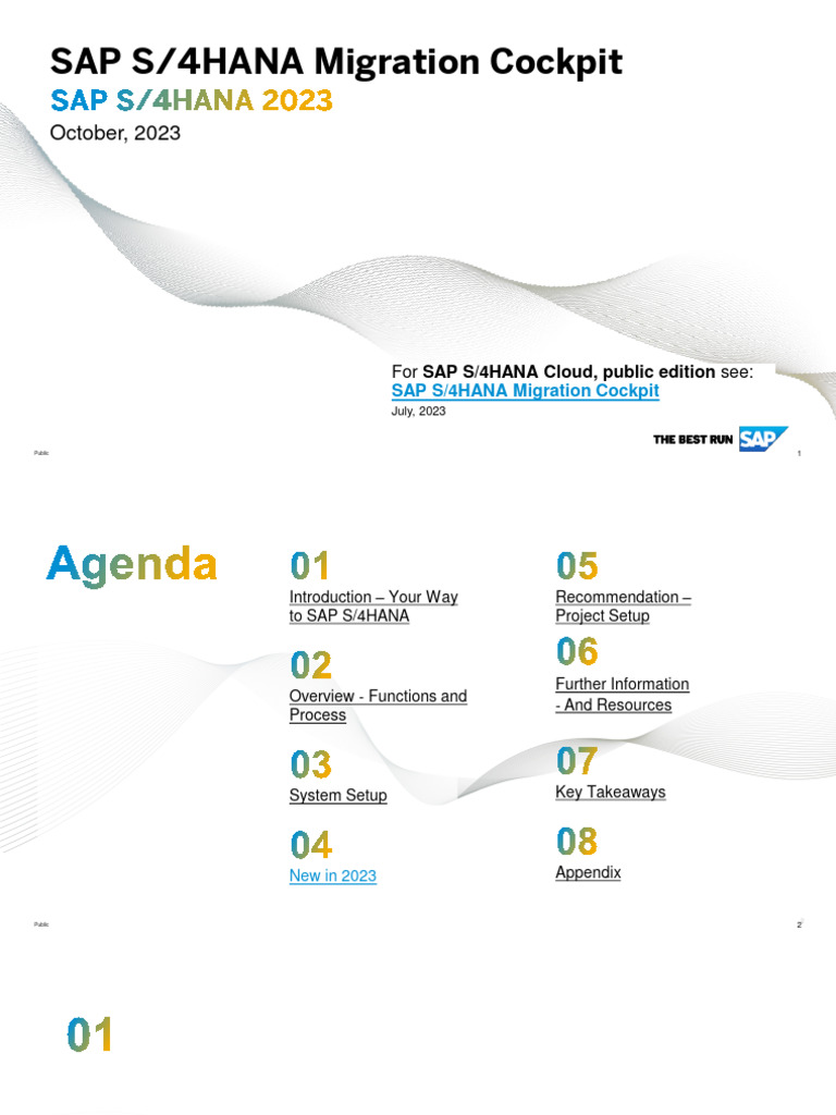 SAP S - 4HANA Migration Cockpit - Migrate Your Data To SAP S - 4HANA | PDF | Databases | Xml
