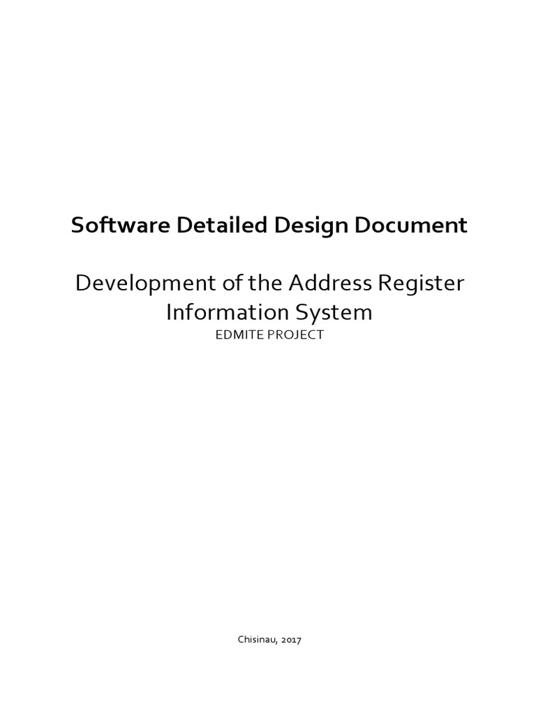Software Design Document ARIS EB Revision | PDF | Component Based Software Engineering ...