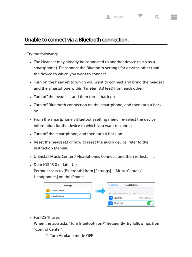 Connecting SONY Bluetooth Earbuds | PDF | Bluetooth | Smartphone Connecting SONY Bluetooth Earbuds | PDF | Bluetooth | Smartphone