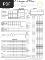 D20 Modern Character Sheet | PDF | D20 System | Tabletop Games
