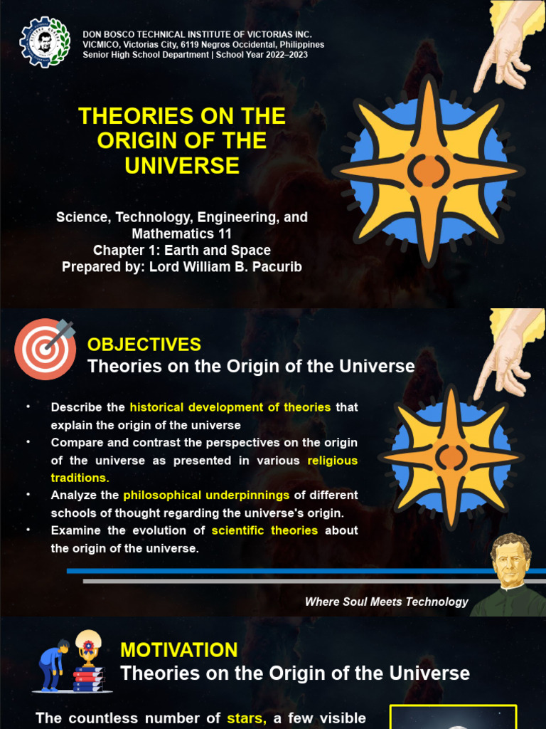 Theories On The Origin of The Universe | PDF | Universe | Metaphysics