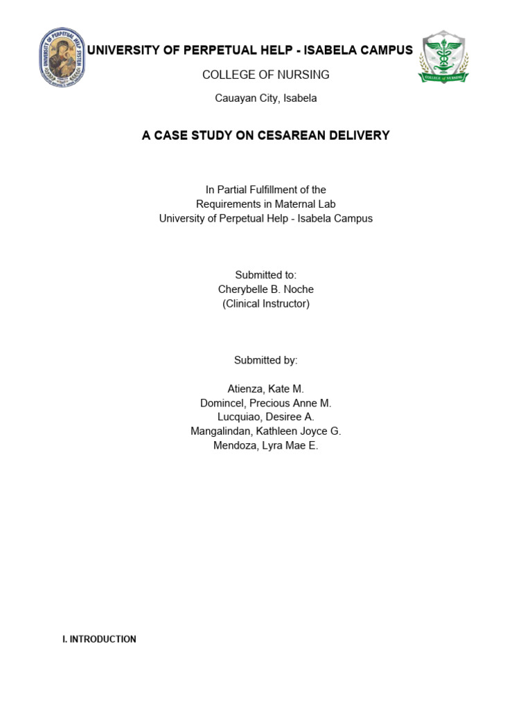 Cesarean Delivery | PDF | Caesarean Section | Childbirth
