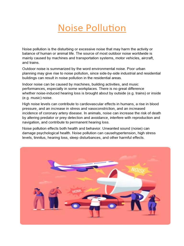 Noise Pollution | PDF | Social Science | Law