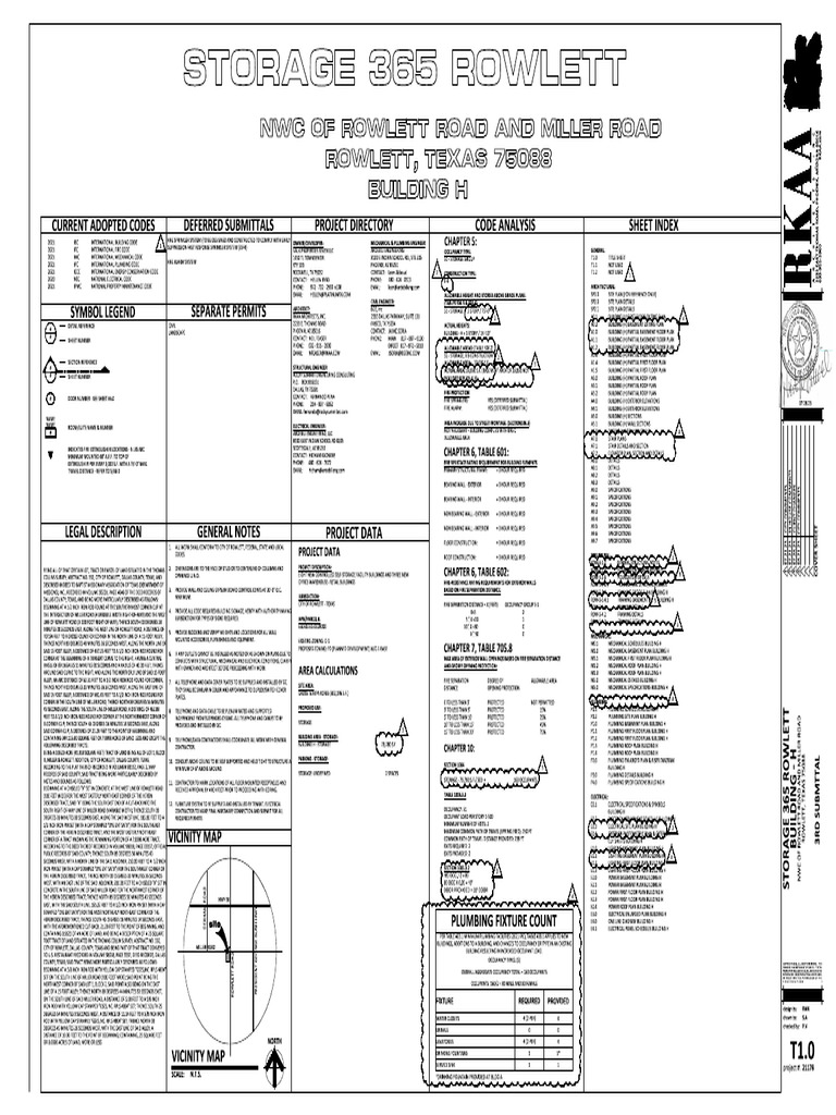BLDG H 3rd Submittal Set | PDF | Land Lot | Wall