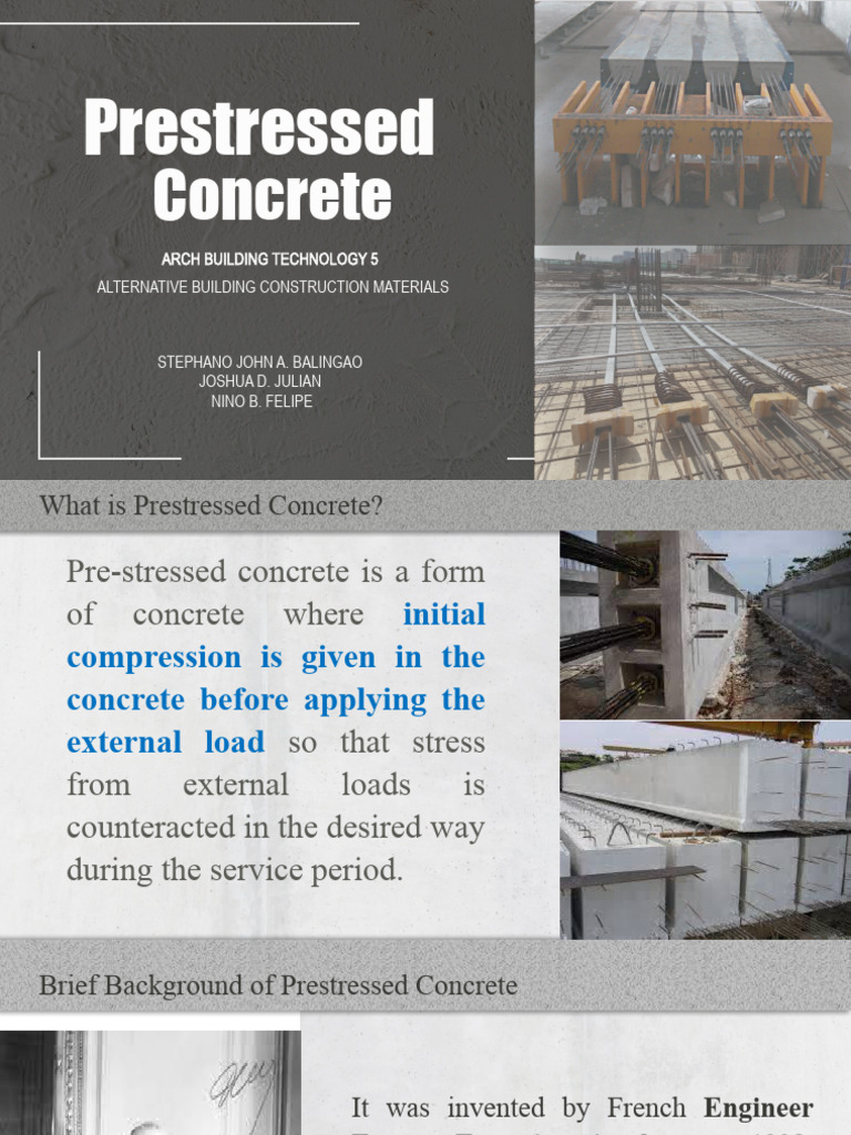 Prestressed Concrete - Architectural Case Study Presentation by ...