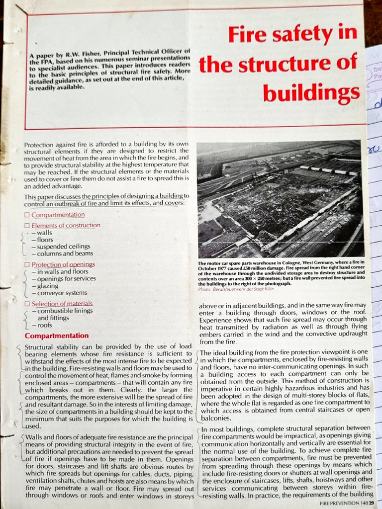 Fire Safety in Building | PDF
