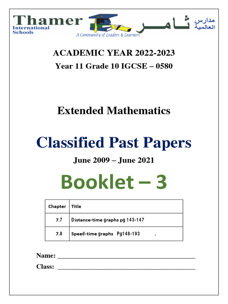 Speed Time Graphs P 2 Questions For 0580 Mathematics Igcse Download