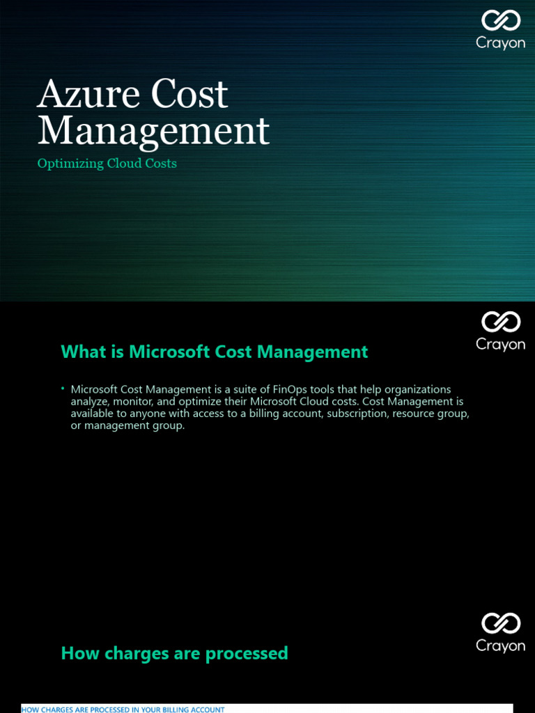 Azure Cost Management Overview | PDF | Microsoft Azure | Cloud Computing