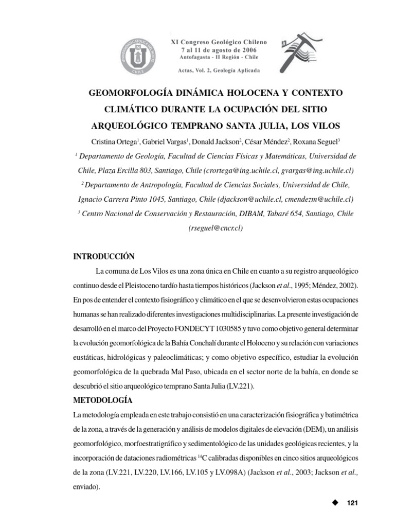 11769v2pp121 124 | PDF | Geomorfología | Geología