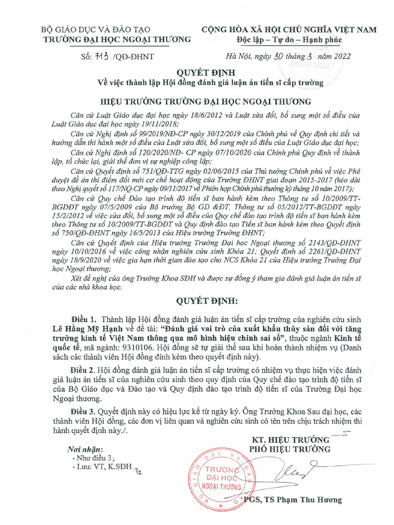 20220330 - 713 - BVCT - Lê Hằng Mỹ Hạnh | PDF