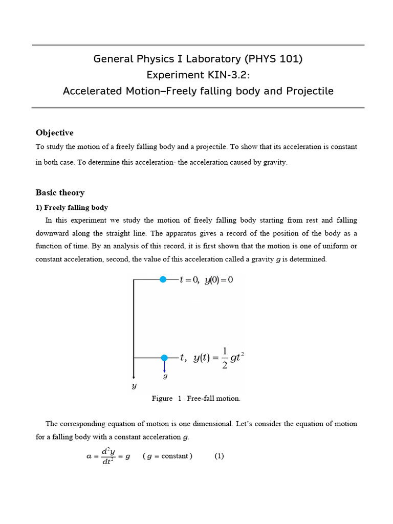 3.2 Accelerated Motion Theory | PDF | Acceleration | Equations Of Motion