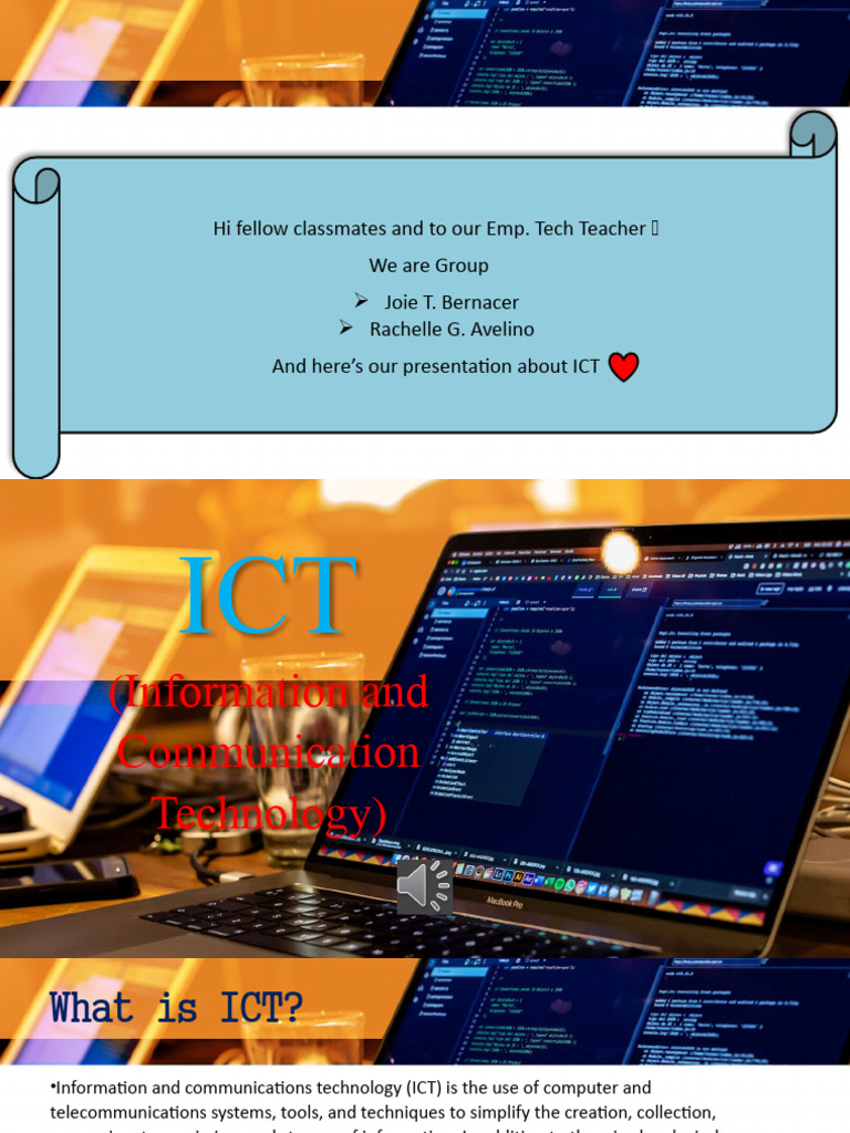 POWERPOINT ICT - EMP.TECH - XI-final | PDF | Information Technology ...