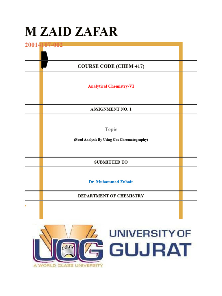 Food Analysis by GC-MS | PDF | High Performance Liquid Chromatography ...