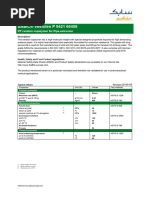 Material Data Sheet For UPVC pipes | PDF