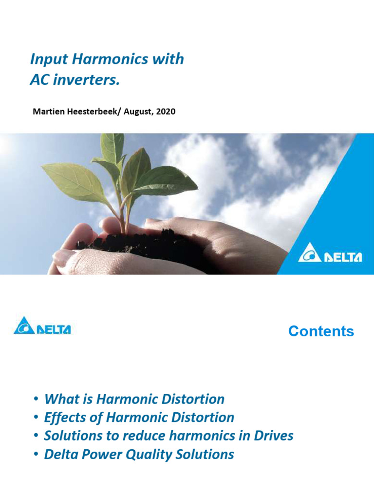 Harmonics With Delta AC Inverter Products | PDF | Rectifier | Power ...