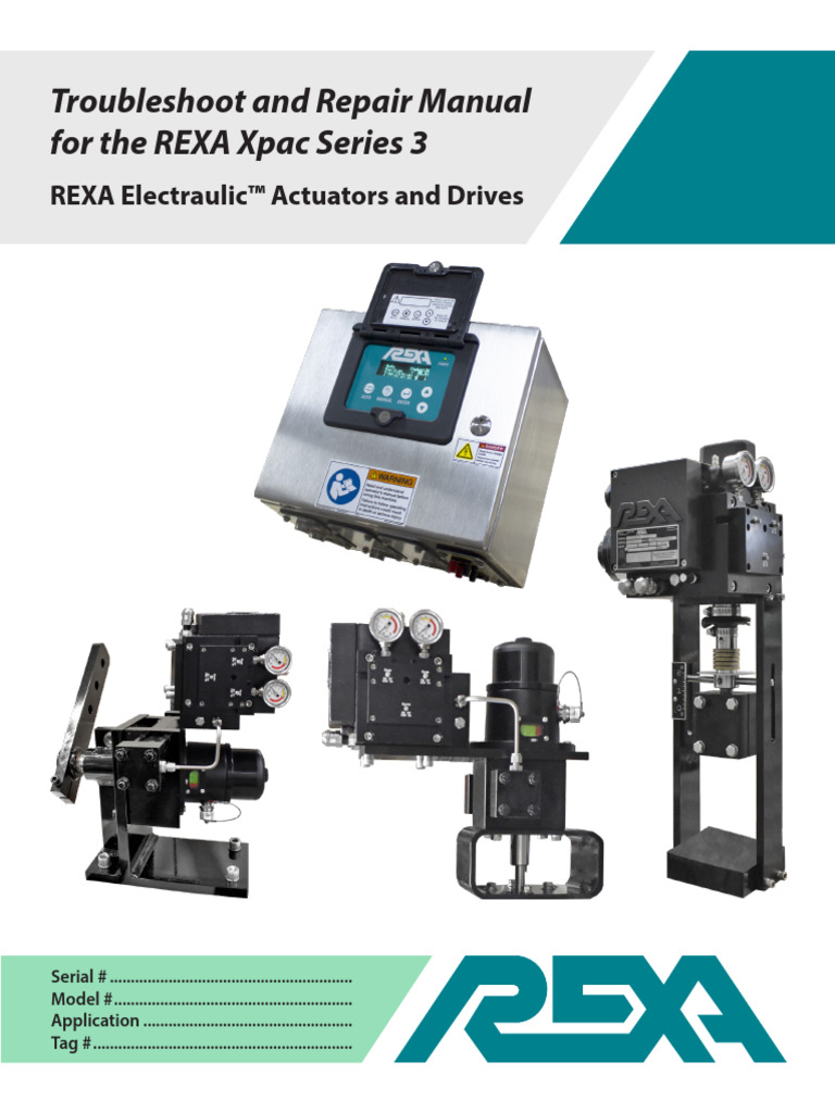 Rexa TSR X3 | PDF | Servomechanism | Actuator