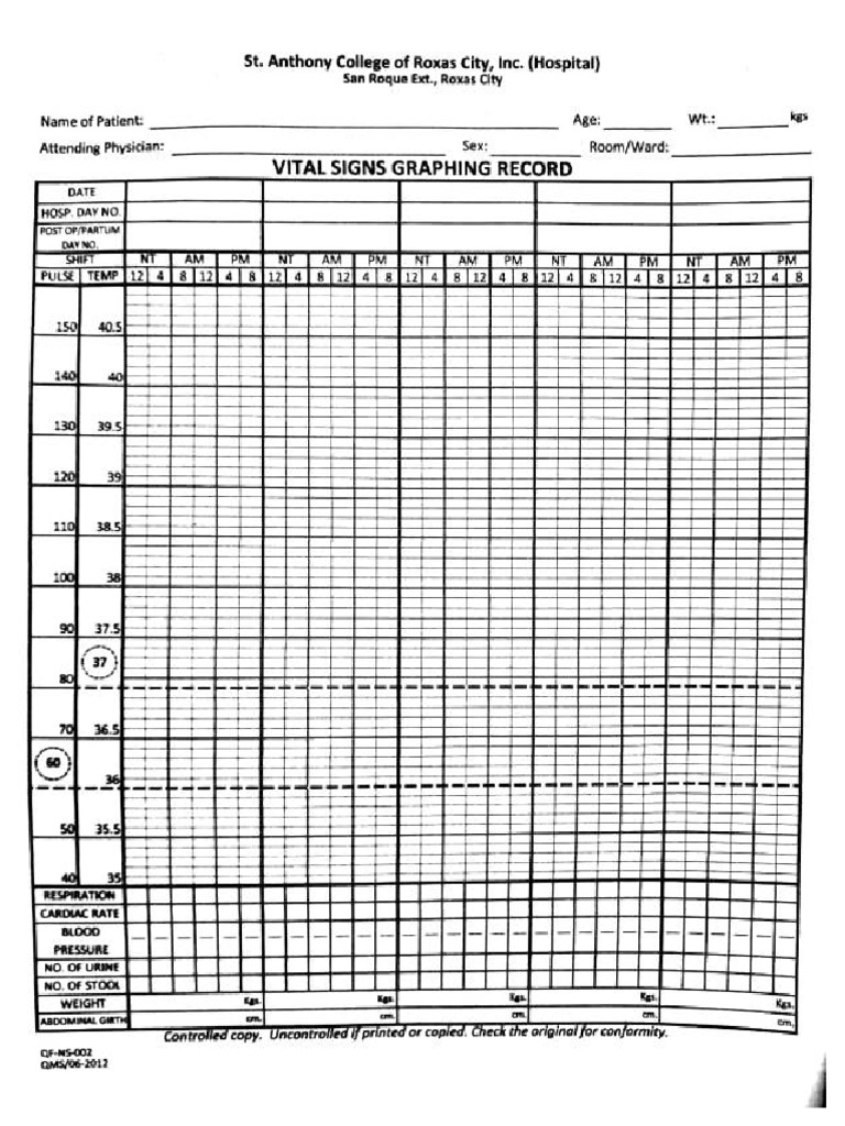 Hospital Duty Sheets | PDF