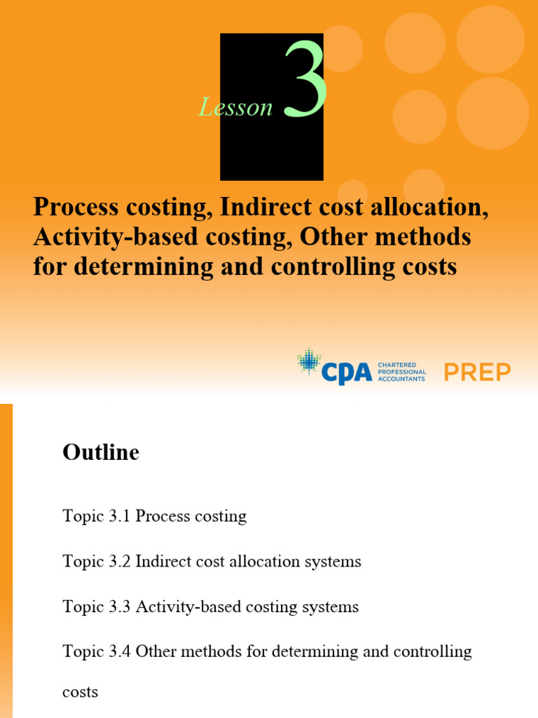 Lesson 3 | PDF | Cost | Inventory