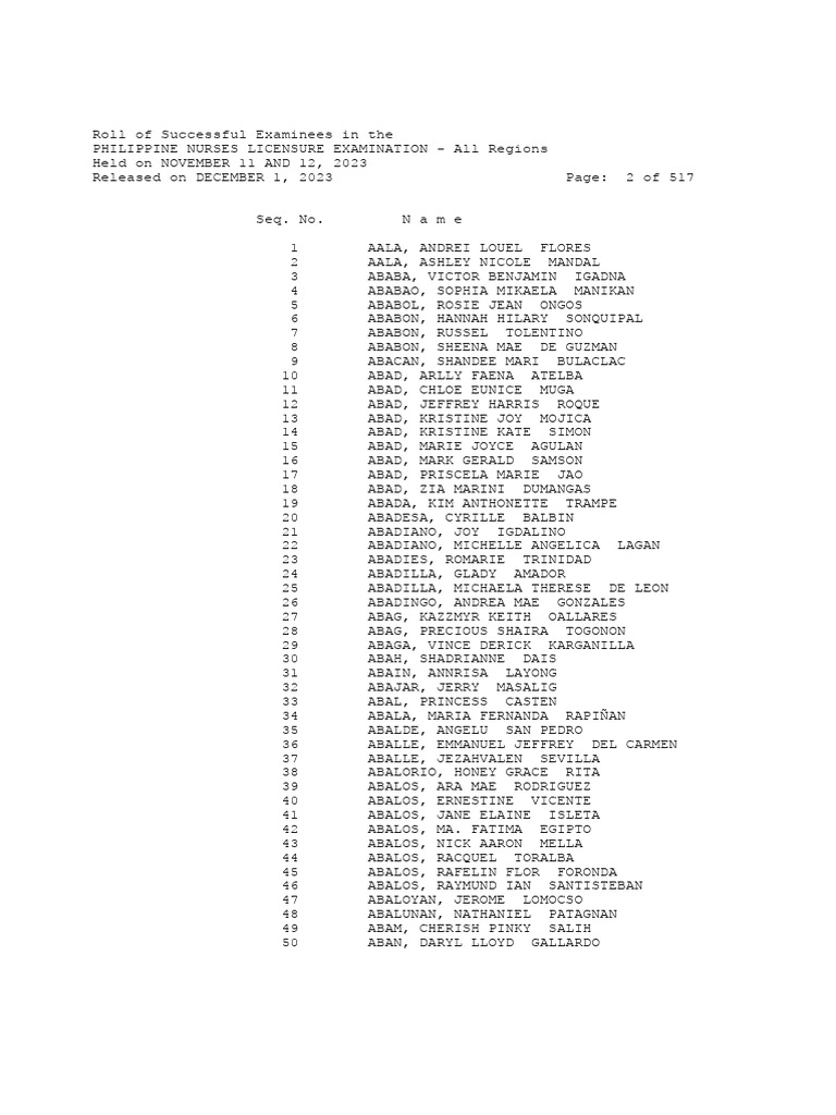 PRC Nurse ALPHA | PDF | Nursing | Philippines