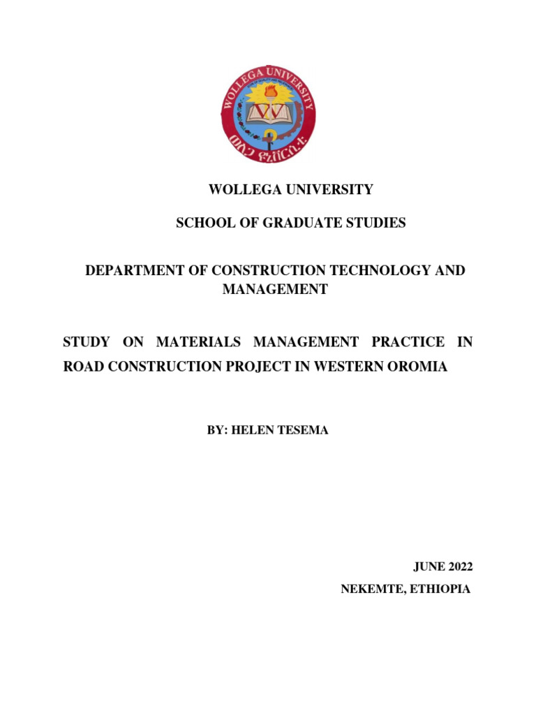 Materials Management | PDF | Logistics | Thesis