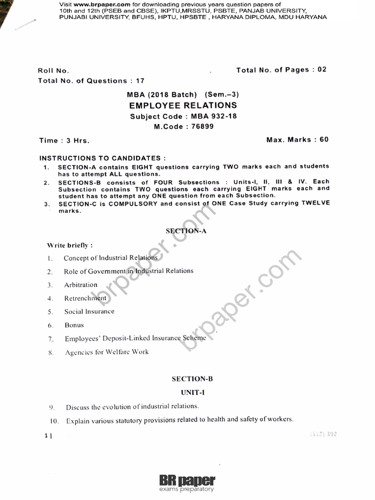 ER (3rd) Dec2020 | PDF | Trade Union | Welfare