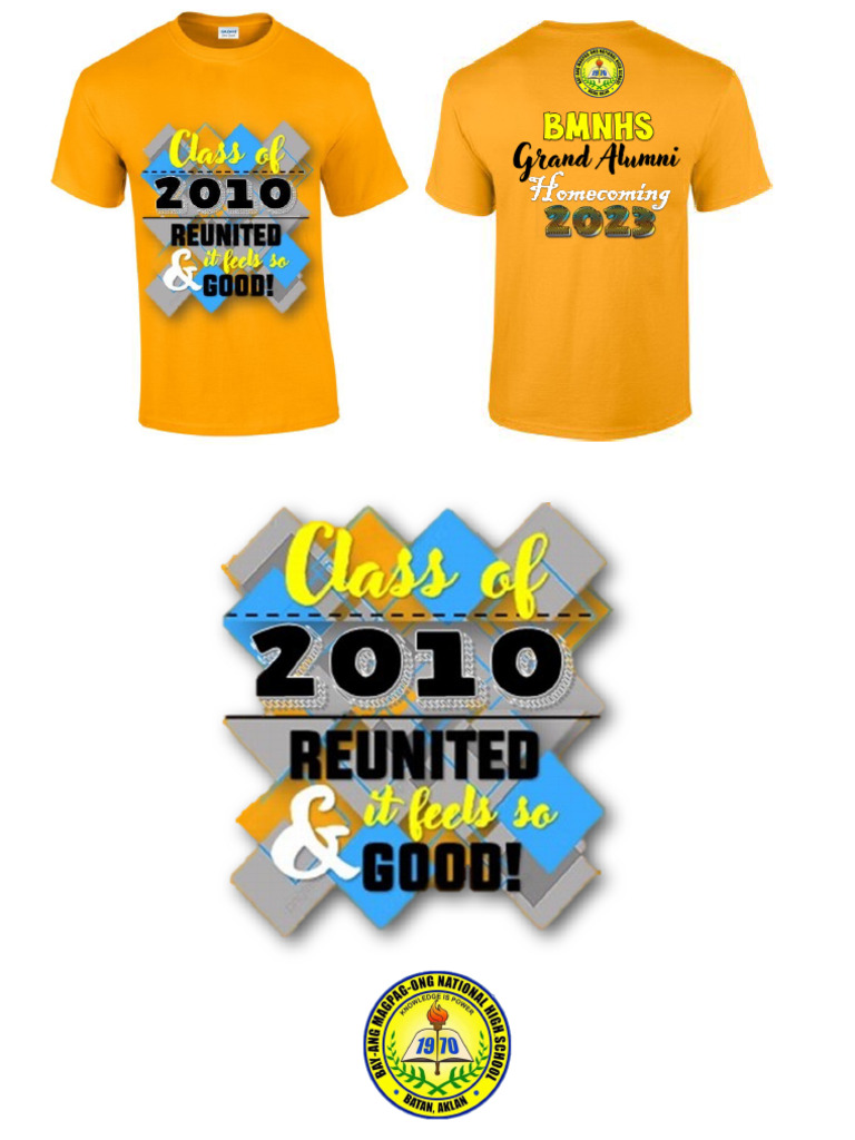 Batch 2010 (BMNHS) Alumni Shirt | PDF