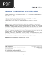 SAD PERSONS Scale for Suicide Risk Assessment | PDF