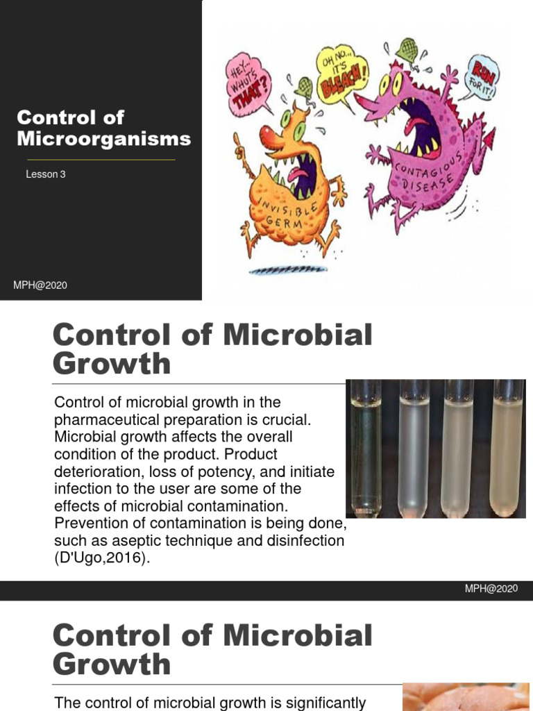 Control of Microorganism Micro | PDF | Sterilization (Microbiology ...