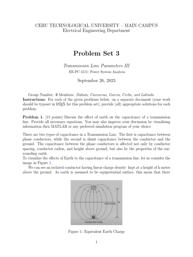 Problem SetNo 3 4CC EE4C | PDF | Capacitance | Quantity