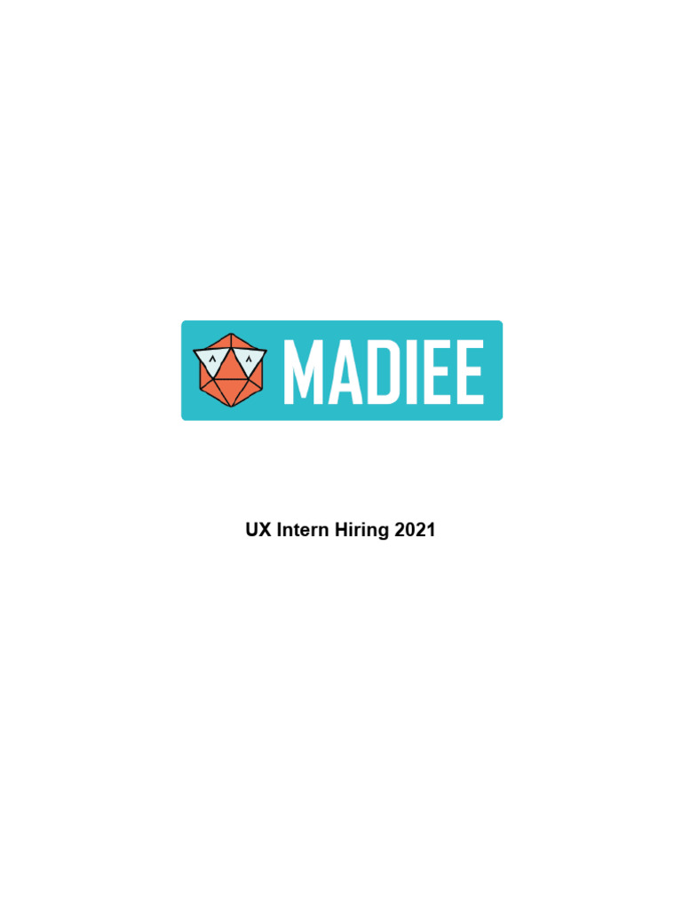 UI - UX Assignment - Madiee | Download Free PDF | Computing | Human ...