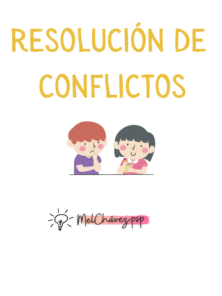RESOLUCIÓN DE CONFLICTOS | PDF