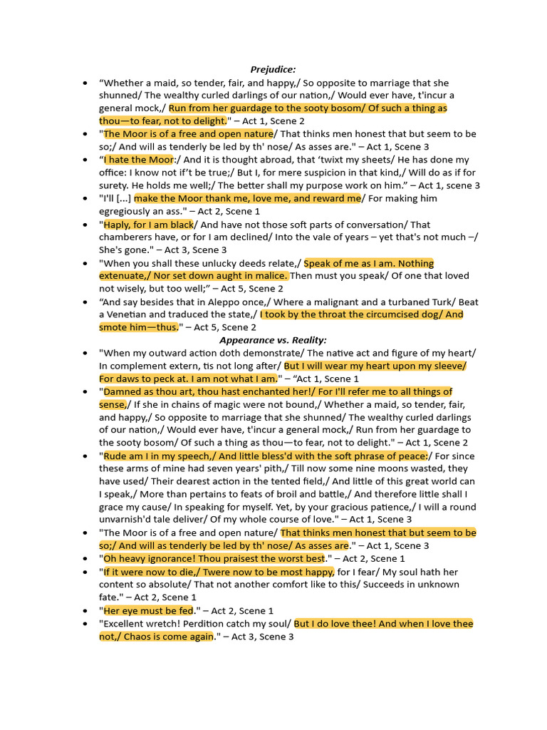 Key Quotes and Themes | PDF