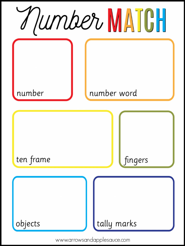 Number Matching 1-10 | PDF | Social Science