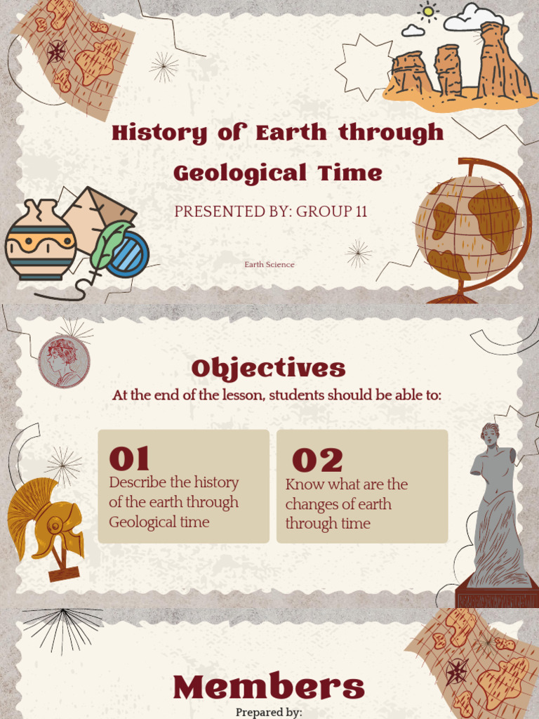 History of Earth Through Geological Time | PDF | Geologic Time Scale ...
