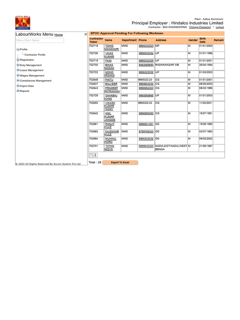 LabourWorks Enterprise 3 | PDF