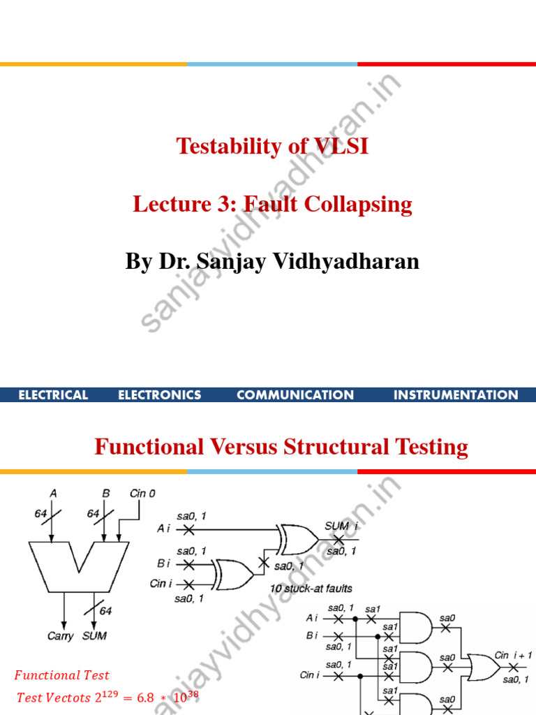 Lecture 03 - Fault Collapsing | PDF | Electricity | Electronic Design