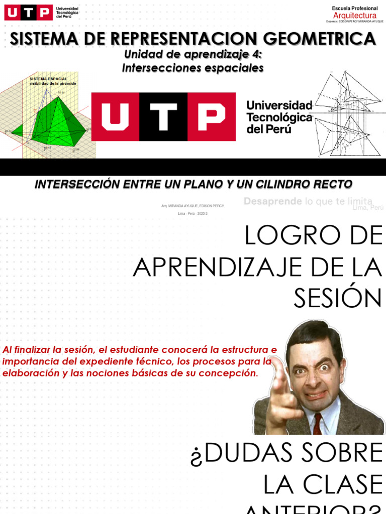 S17.s1 - Intersección Entre Un Plano y Un Cilindro Recto | PDF | Objetos geométricos | Formas ...